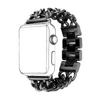 China Exquisite Look Hand Removable Link Double Stainless Steel Band Strap for Apple Watch 40mm Wristband Watch Strap for sale
