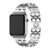 China Newest Chain Strap for IWatch Rose Gold Metal Stainless Steel Strap Band for Apple Watch Series 4/3/2/1 Men Women for sale