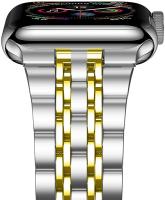 China Slim Stainless Steel Upgraded Version Wristband for Apple Watch 7 45mm 41mm Band Iwatch Se 6 5 Strap 44mm 40mm 42mm 38mm for sale
