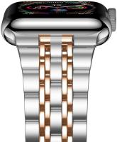China Slim Stainless Steel Upgraded Version Wristband for Apple Watch 7 45mm 41mm Band Iwatch Se 6 5 Strap 44mm 40mm 42mm 38mm for sale