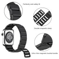 China Luxury Stainless Steel Band for Iwatch 1/2/3/4/5/6/7 Magnetic Replacement Watch Strap for sale