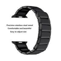 China Luxury Stainless Steel Band for Iwatch 1/2/3/4/5/6/7 Magnetic Replacement Watch Strap for sale