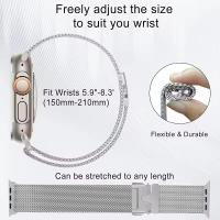 China Eraysun Milanese Loop Watch Strap Ultra 3 2 42/44/45/49mm Stainless Steel Mesh Metal Iwatch11 9 8 for Apple Watch Bands for sale