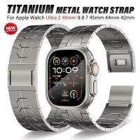 China Eraysun Magnetic Buckle Titanium Watch Band 42/44/45/49mm for Apple Watch Ultra 2 9 8 7 Replacement Metal Watch Strap for sale