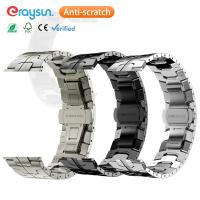 China Eraysun Titanium Watch Band Adjustable Breathable Waterproof Metal I Watch Series 8/9/10 Ultra 2 for Apple Watch Strap for sale