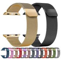 China Adjustable Milanese Loop 49mm 46mm for Apple Watch Ultra 3 2 Series 11 10 9 SE 3 2 Stainless Steel Mesh Watch Band for Women Men for sale