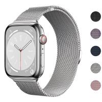 China Adjustable Milanese Loop 49mm 46mm for Apple Watch Ultra 3 2 Series 11 10 9 SE 3 2 Stainless Steel Mesh Watch Band for Women Men for sale