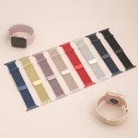 China Solid Stainless Steel Watch Band for Apple Watch Ultra 3 2 Series 11 10 9 SE 3 2 42mm 46mm 49mm Milanese Loop Mesh Metal Strap for sale