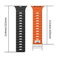 China Silicone Magnetic Watch Strap Ultra 2 I Watch 7/8/9/10 Luxury Waterproof Bracelet 42/44/45/49mm for Apple Watch Bands for sale