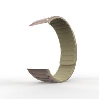 China Luxury Strong Magnetic Silicone Two Color Rubber I Watch Bands 7/8/9/10 Ultra 3 2 42/44/45/46/49mm for Apple Watch Strap for sale