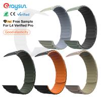 China Luxury Strong Magnetic Silicone Two Color Rubber I Watch Bands 7/8/9/10 Ultra 3 2 42/44/45/46/49mm for Apple Watch Strap for sale