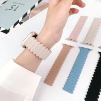 China Custom Silicone Magnetic 42/44/45/49mm Rubber Classic Bracelet for Apple Watch Strap Ultra 2 IWatch 7/8/9/10 /11 Watch Bands for sale