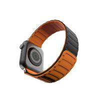China Magnetic Loop Soft Silicone Watch Bands Ultra 2 Bracelet Custom for Apple Watch Rubber SE/7/8/9/10/11 Straps 45mm 49mm for sale