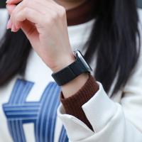 China Eraysun Unisex Silicone Watch Strap Ultra 2/1 Magnetic Loop Bracelet I Watch 10 9 8 7 SE 6 Sport Waterproof for Apple Watch Band for sale
