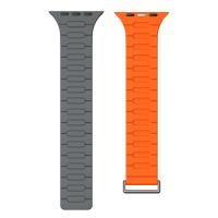 China Eraysun Unisex Silicone Watch Strap Ultra 2/1 Magnetic Loop Bracelet I Watch 10 9 8 7 SE 6 Sport Waterproof for Apple Watch Band for sale