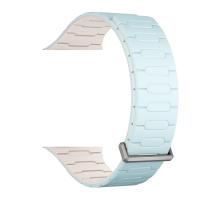 China Eraysun Unisex Silicone Watch Strap Ultra 2/1 Magnetic Loop Bracelet I Watch 10 9 8 7 SE 6 Sport Waterproof for Apple Watch Band for sale