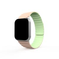 China Luxury for Apple Watch Series 10/9/8/7 Ultra 3/2 42/44/45/49mm IWatch 11 Custom Two Colors Straps Silicone Watch Bands for sale