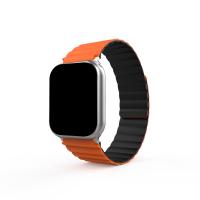 China Luxury for Apple Watch Series 10/9/8/7 Ultra 3/2 42/44/45/49mm IWatch 11 Custom Two Colors Straps Silicone Watch Bands for sale