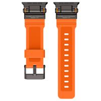 China For Apple Watch Band Luxury Ultra 2 49mm 46mm Rubber Soft Straps Series 10 9 8 7 6 5 4 SE 45mm 44mm Silicone Sports Watch Strap for sale