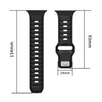 China Silicone Watch Band Ultra 2 3 Sport I Watch Straps 11/10/9/8 Adjustable Breathable 42/44/45/49mm for Apple Watch Bands for sale