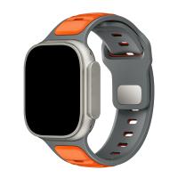 China Silicone Watch Band Ultra 2 3 Sport I Watch Straps 11/10/9/8 Adjustable Breathable 42/44/45/49mm for Apple Watch Bands for sale