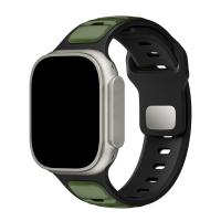 China Silicone Watch Band Ultra 2 3 Sport I Watch Straps 11/10/9/8 Adjustable Breathable 42/44/45/49mm for Apple Watch Bands for sale