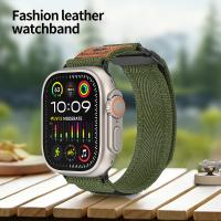 China Eraysun New Fashionable Nylon Smart Watch Band for Watch Ultra 2 42mm/45mm/44mm/49mm 22mm Band Width Pin Buckle for sale