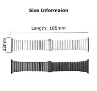 China Eraysun Stainless Steel Link for Apple Watch Band Series SE 7 8 9 10 Butterfly Ultra 1 2 49mm 42mm 44mm 40mm Metal Watch Strap for sale