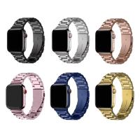 China Modern Silver Metal Watch Band for Apple Watch Series 11 10 9 8 Ultra 3 2 46mm 49mmStainless Steel Replacement Strap Men for sale
