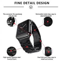 China Heavy Duty Stainless Steel Watch Band for Apple Watch Ultra 3 2 Series 11 10 9 8 7 46mm 49mm Silver Metal Strap for Men Women for sale