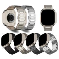 China Eraysun Hot Selling Shiny Ellipse Clasp  Butterfly Buckle Titanium Watch Band for Apple  Watch for sale