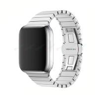 China Titanium Strap for Apple Watch Ultra 2 1 Butterfly Buckle Band Series 11 10 9 8 7 6 SE 49mm 45mm 44mm 42mm Luxury Watch Bands for sale