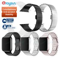 China Titanium Strap for Apple Watch Ultra 2 1 Butterfly Buckle Band Series 11 10 9 8 7 6 SE 49mm 45mm 44mm 42mm Luxury Watch Bands for sale