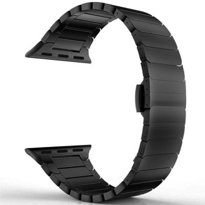 China Titanium Strap for Apple Watch Ultra 2 1 Butterfly Buckle Band Series 11 10 9 8 7 6 SE 49mm 45mm 44mm 42mm Luxury Watch Bands for sale