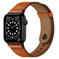 China Eraysun Vintage Leather Band Accessories Genuine Bracelet  for Apple I Watch Bands 3 4 5 SE 6 7 Leather Strap Watches for Men for sale