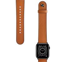 China Eraysun Vintage Leather Band Accessories Genuine Bracelet  for Apple I Watch Bands 3 4 5 SE 6 7 Leather Strap Watches for Men for sale