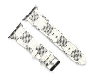 China Sport Leisure Style for IWatch Lattice Leather Apple Watch Band for sale