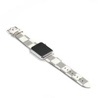China Sport Leisure Style for IWatch Lattice Leather Apple Watch Band for sale