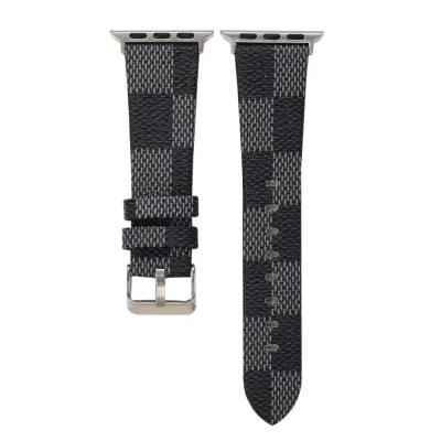 China Sport Leisure Style for IWatch Lattice Leather Apple Watch Band for sale