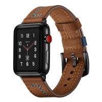 China ERaysun for Watch Band Leather Loop for Series 1/2/3/4 38/42mm 40mm 44mm 3 Colors Available for sale