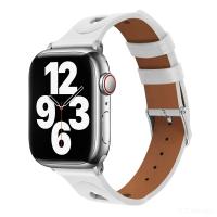 China Eraysun PU Leather Watch Bands for Apple 10/9/8 I Watch 11 Leather 38/40/41mm 42/44/46mm Double Ring Style Watch Strap for sale