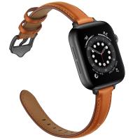 China Bracelet Watchband for IWatch 1/2/3 42mm 38mm Slim Leather Bands Women Girl Strap for Apple Watch Series 7 6 5 4 SE 44mm 40mm for sale