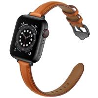 China Bracelet Watchband for IWatch 1/2/3 42mm 38mm Slim Leather Bands Women Girl Strap for Apple Watch Series 7 6 5 4 SE 44mm 40mm for sale