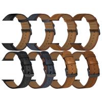 China Eraysun Luxury Adjustable Leather Wristband for Watch Ultra 2 & Multiple Models-High Quality Men's Watch Band for sale