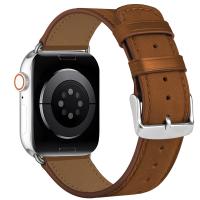 China Eraysun Luxury Adjustable Leather Wristband for Watch Ultra 2 & Multiple Models-High Quality Men's Watch Band for sale