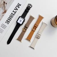 China Eraysun Leather Watch Straps Leather Vintage Wrist Smart Strap Genuine Leather Watch Band for Apple Watch Bands 38mm 42mm for sale