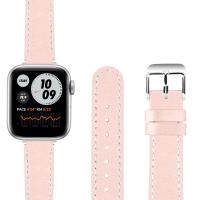 China Eraysun 38/40mm 42/45mm Genuine Leather Watch Bands for Apple Iwatch 7/6/5/4/3/2/1 Leather Watch Straps Bands for Applw Watch for sale