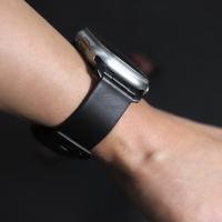 China Luxury Leather for Apple Watch Band Alphine Series 10 9 8 42mm 44mm 45mm 49mm Ultra 2 1Best Solid Genuine Leather Watch Strap for sale