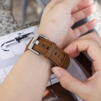 China Fashion Leather for Apple Watch Band Series 10 9 8 Ultra 2 1 42mm 44mm 45mm 49mm Luxury Metal Buckle Sports Breathable Strap for sale