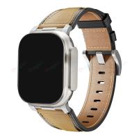 China Fashion Leather for Apple Watch Band Series 10 9 8 Ultra 2 1 42mm 44mm 45mm 49mm Luxury Metal Buckle Sports Breathable Strap for sale